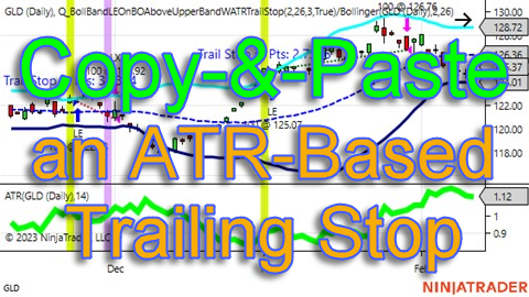 Bollinger Bands® Long Entry on Breakout Above Upper Band with ATR-Based Trailing Stop (Using ...