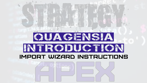 Quagensia Introduction and NinjaTrader® Indicator Importing Tutorial by Strategy Apex (Quagensia ...