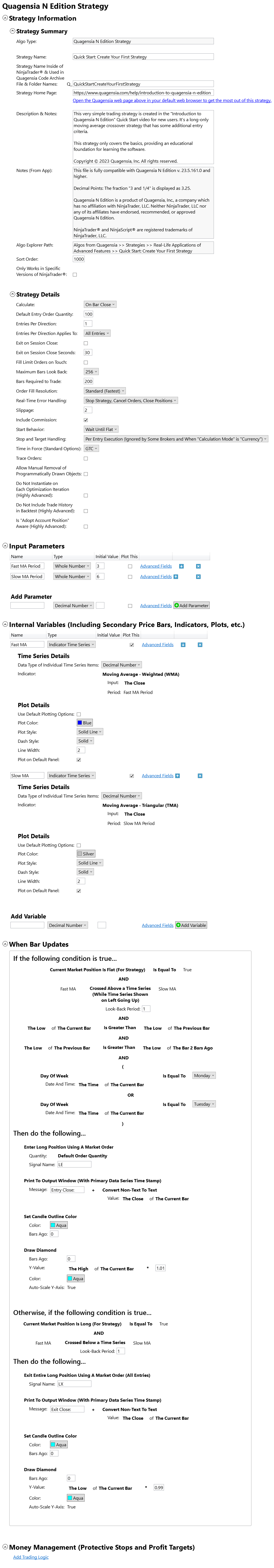 Unrealized Profit and Loss – Point-and-Click Strategy Builders for NinjaTrader® and TradeStation ...